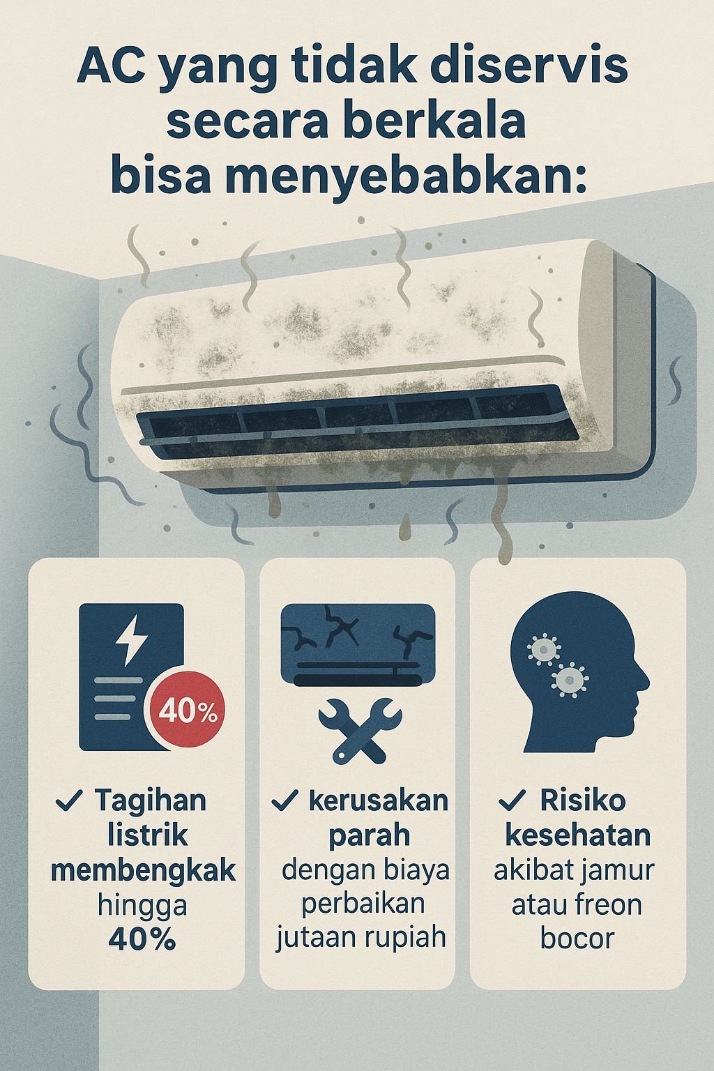 25+ Tanda AC Perlu Diservis: Panduan Ahli + Solusi!